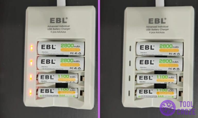 EBL Battery Charger Lights Meaning - Tool Croze