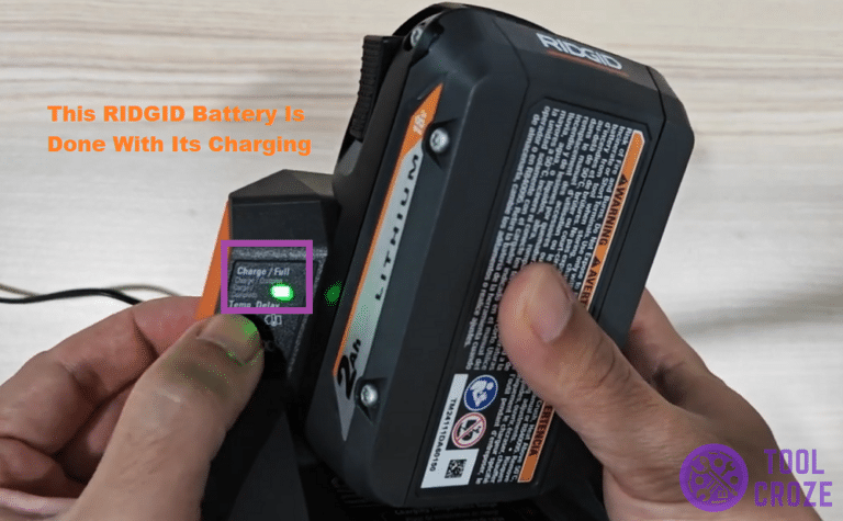 Meaning of RIDGID Battery Charger Indicator Lights - Tool Croze