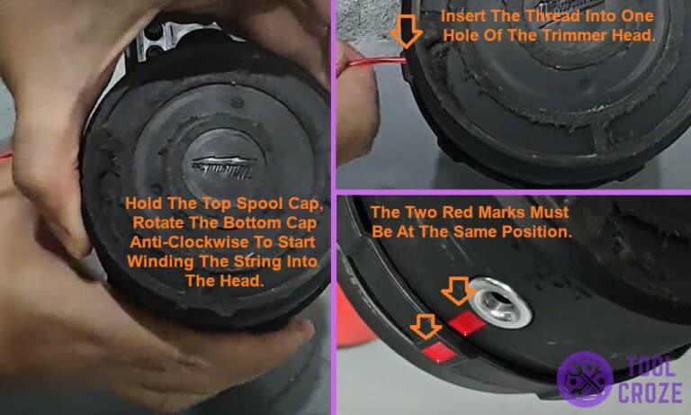 How to Load and Wind Milwaukee M18 String Trimmer - Tool Croze
